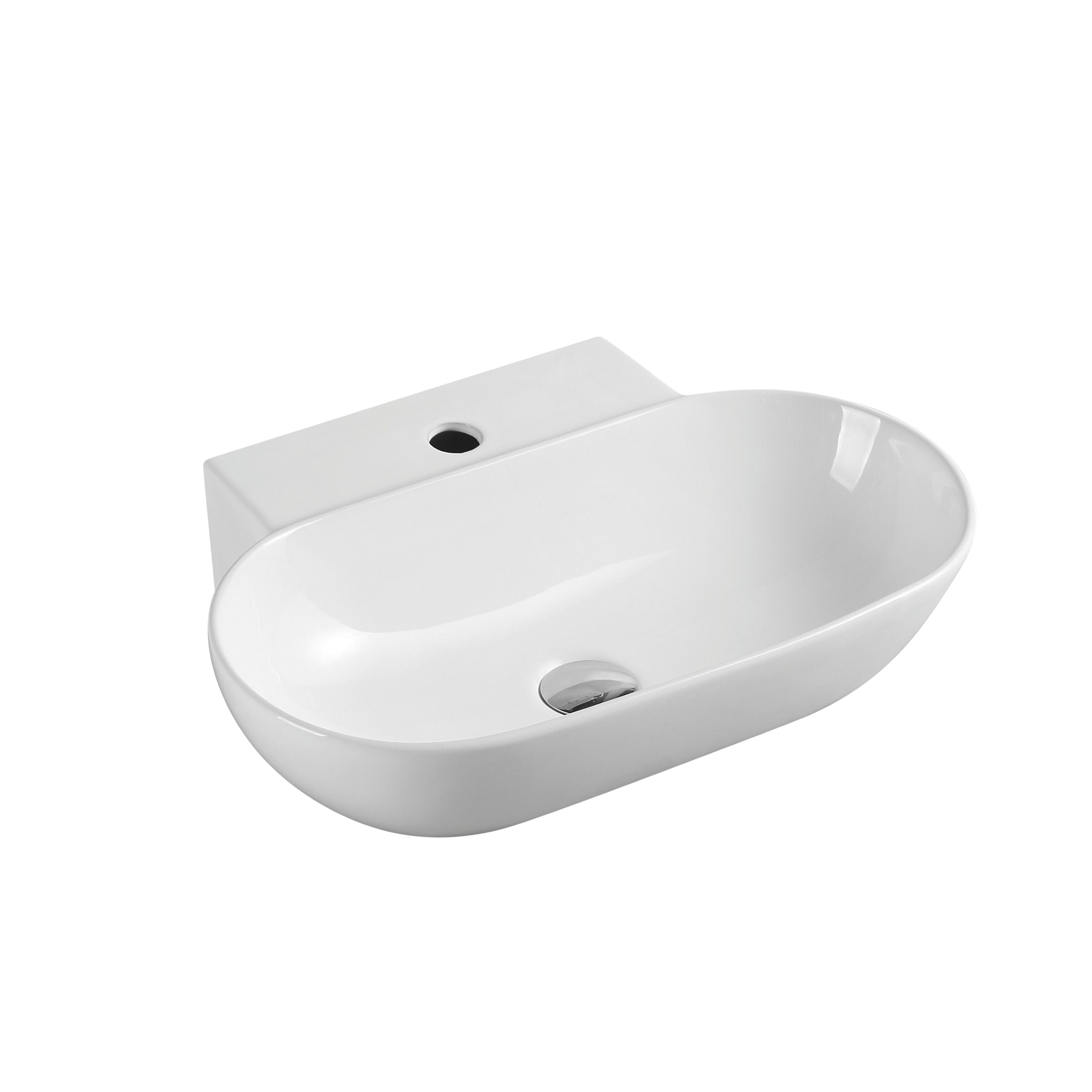 Vento 56M Wall-Hung Oval Basin – Mercio