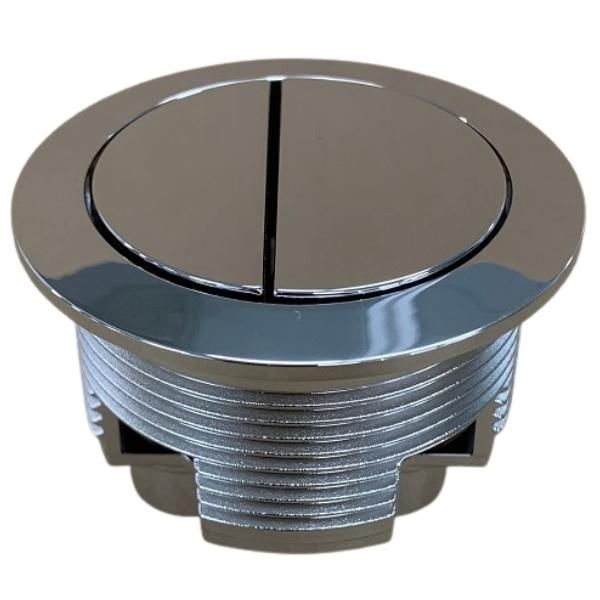 BTW Round Cistern Button – Chrome – Mercio