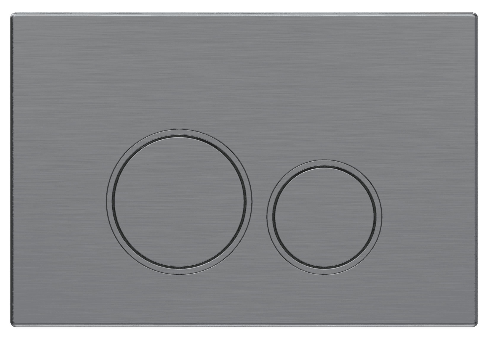 Mercio Sigma Round Flush Plate – Gun Metal