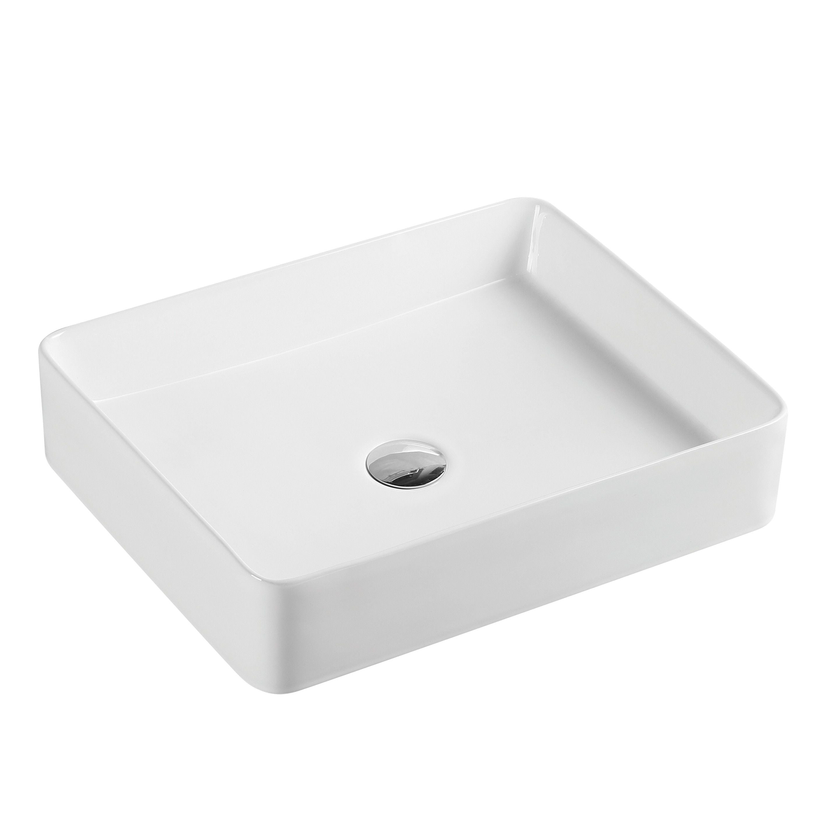 Qtro 47 Counter-top Rectangular Basin – Mercio