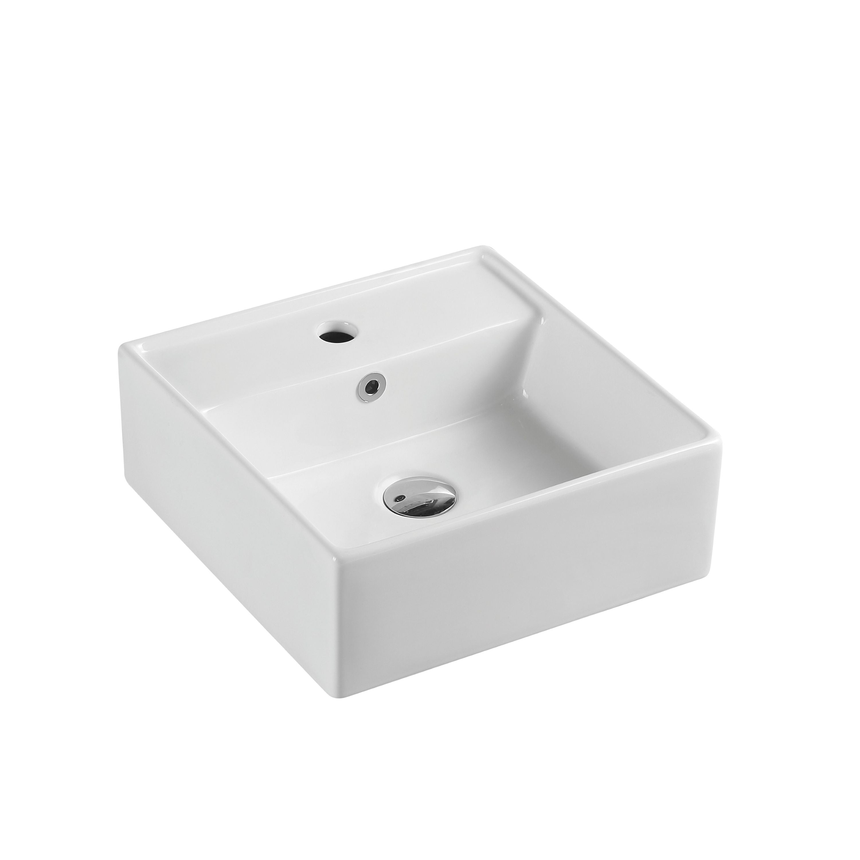 Vento 41M Wall-Hung Square Basin – Mercio